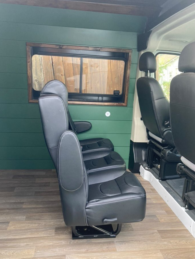 Cargo Van Custom Seating Solution | Captain Chairs