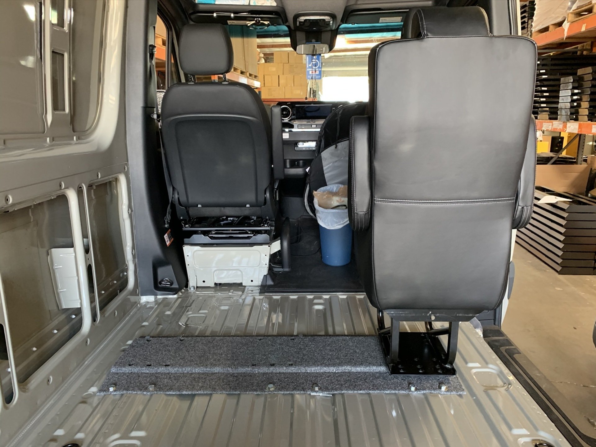 Cargo Van Custom Seating Solution | Captain Chairs