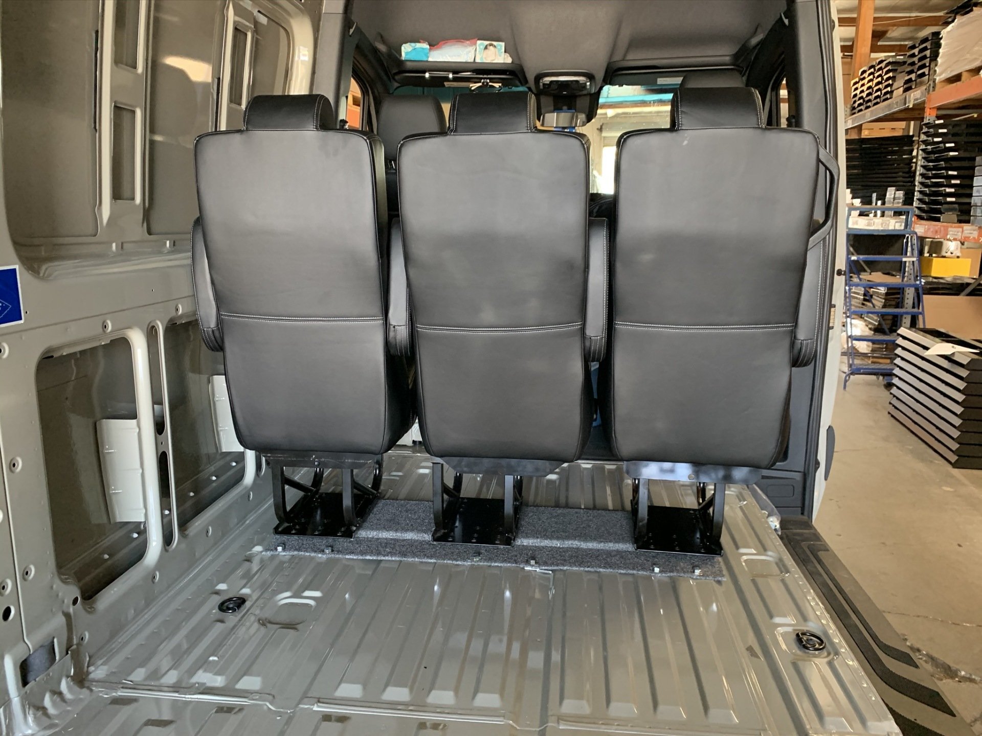 Cargo Van Custom Seating Solution | Captain Chairs
