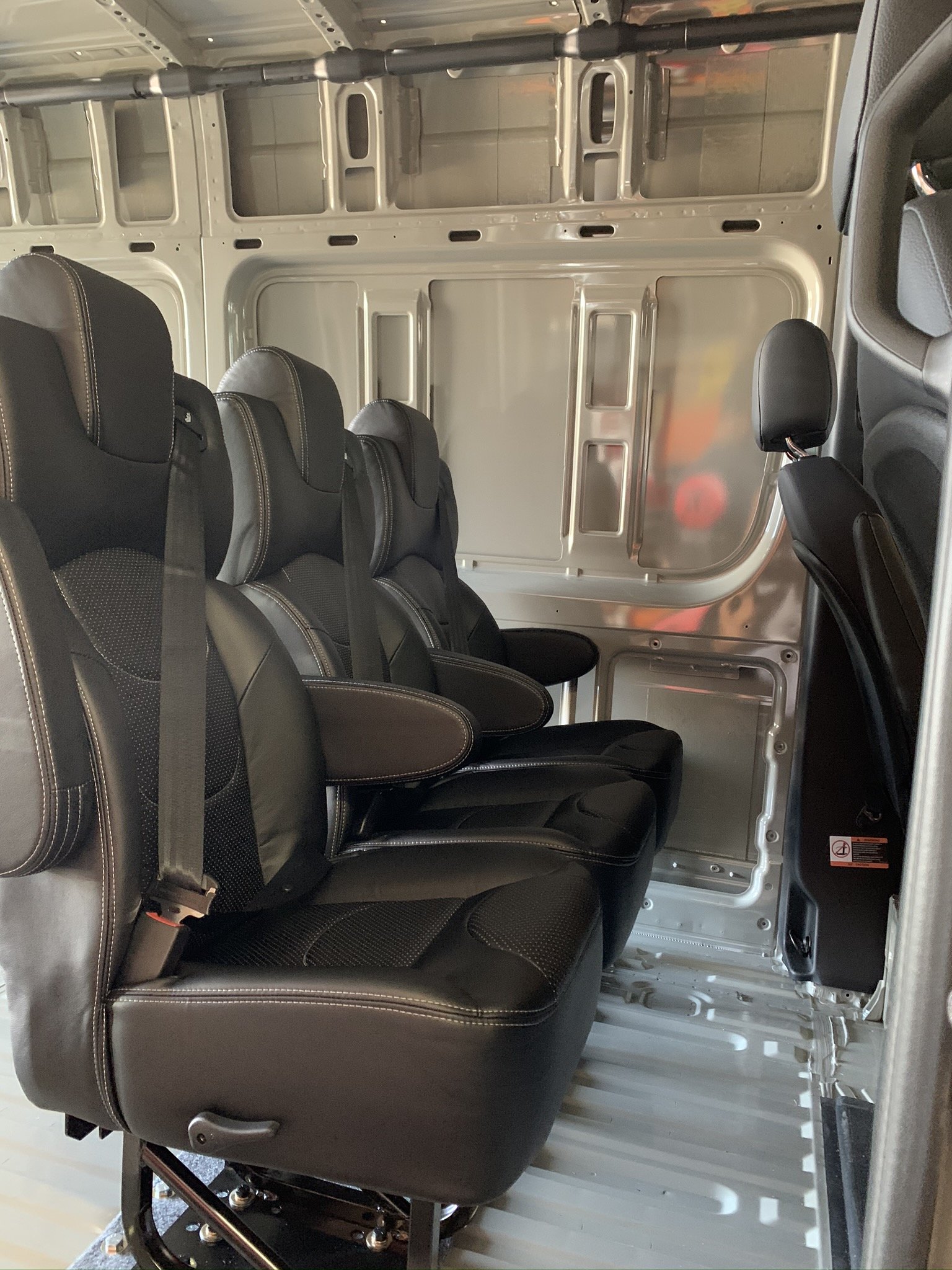 Cargo Van Custom Seating Solution | Captain Chairs