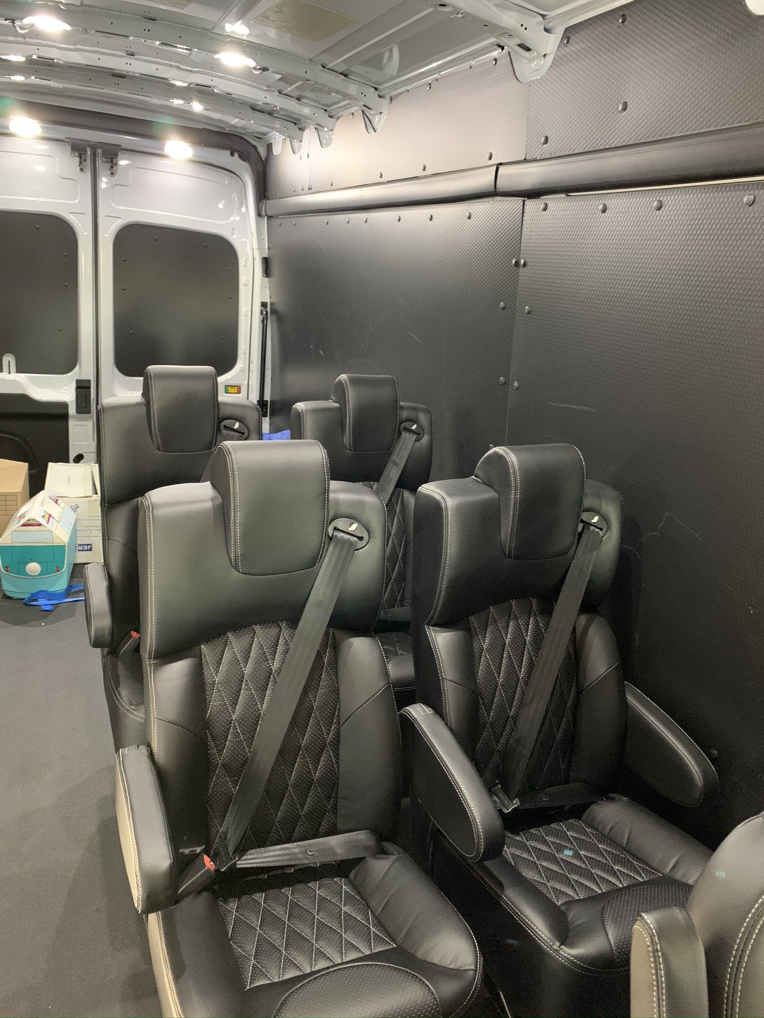 Cargo Van Custom Seating Solution | Captain Chairs