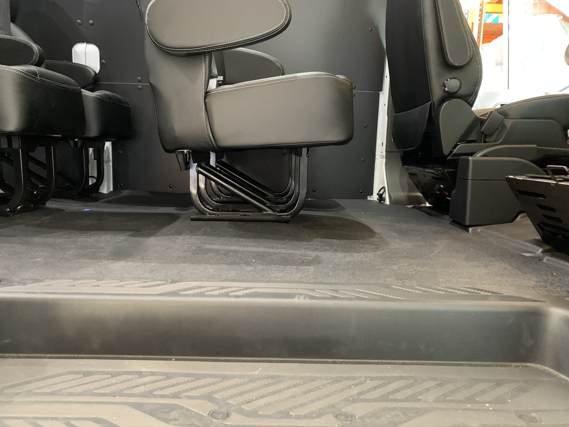 Cargo Van Custom Seating Solution | Captain Chairs