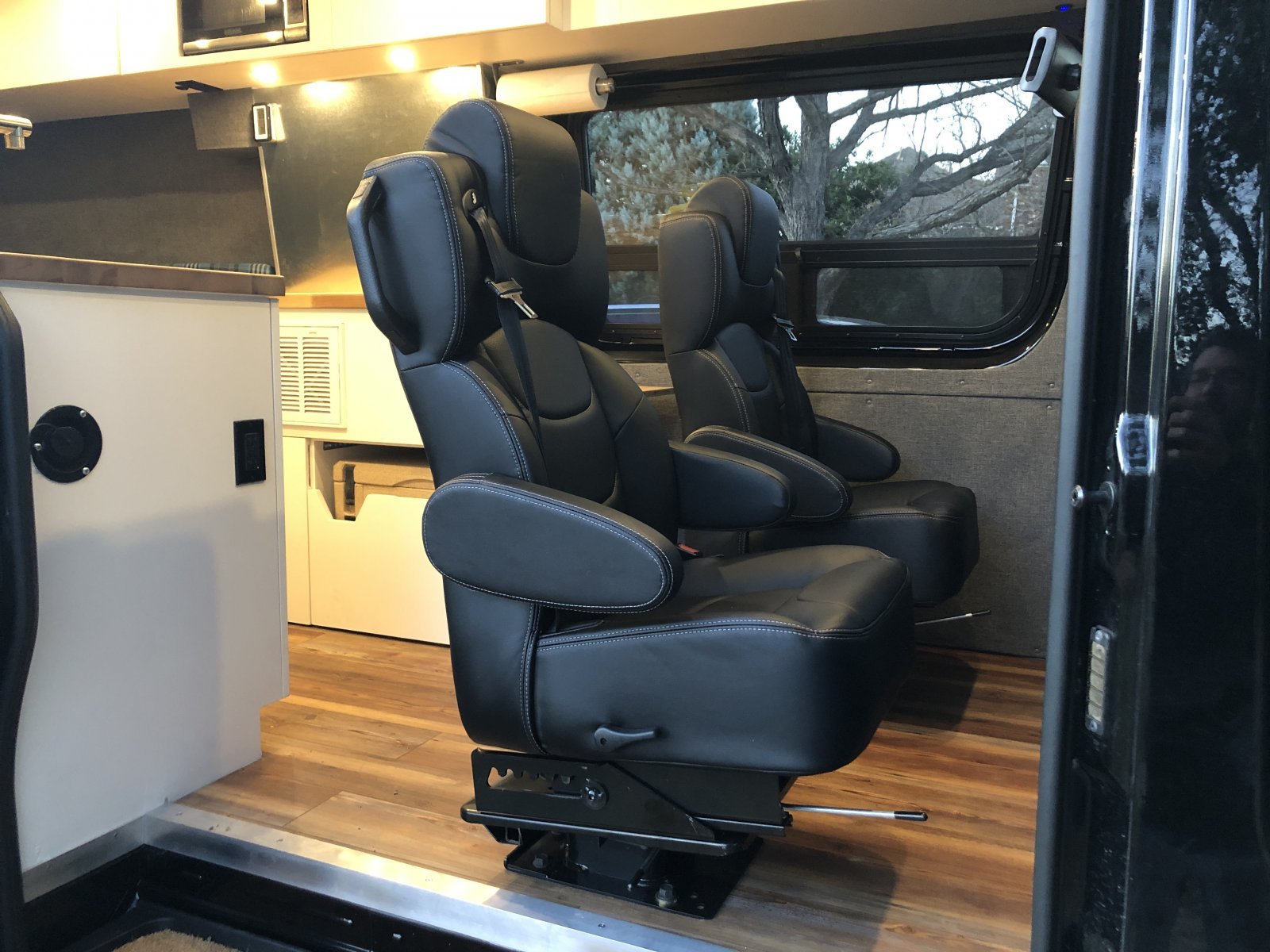 Cargo Van Dual Captain Chair Solution FMVSS Tested