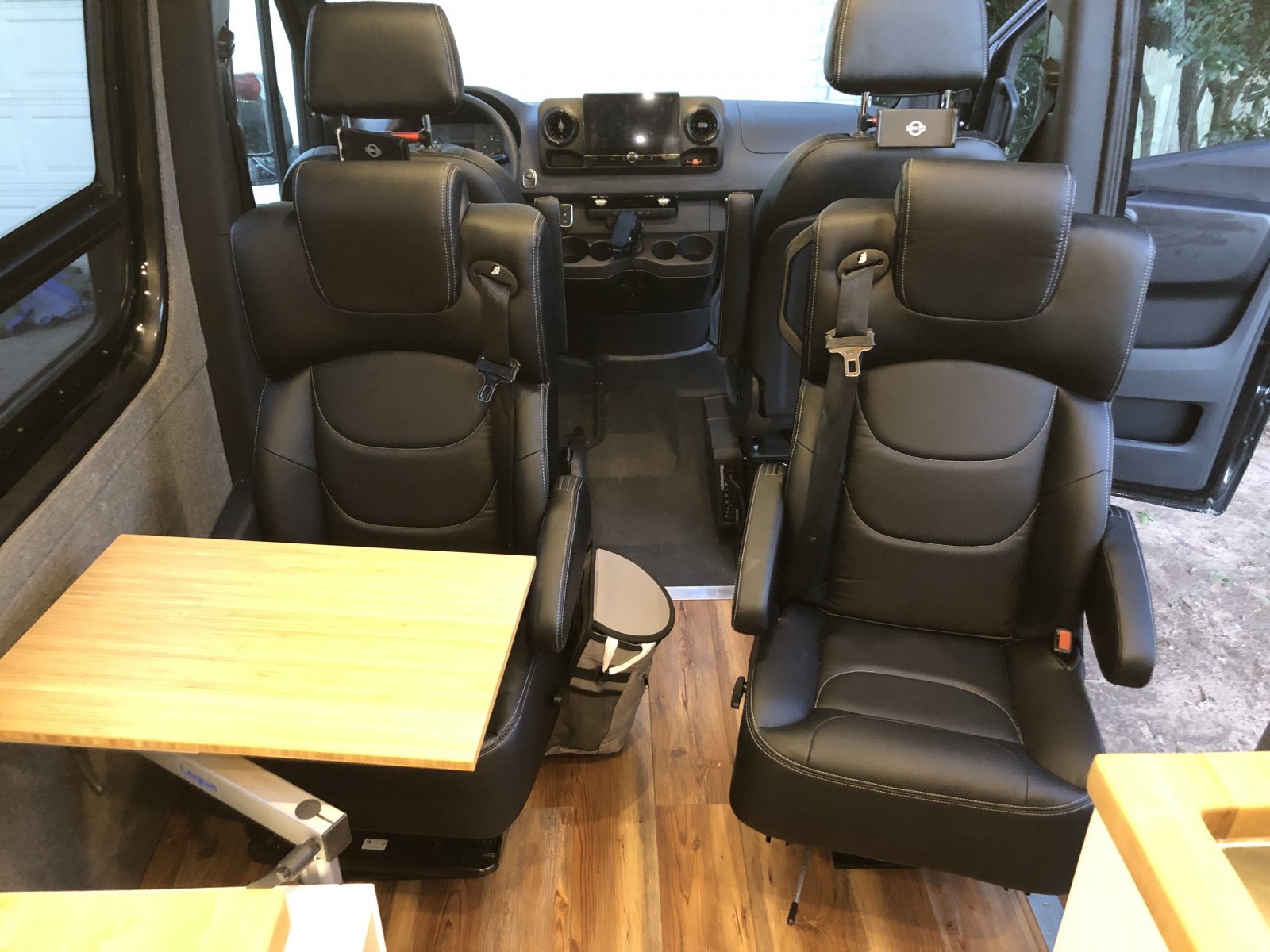 Cargo Van Dual Captain Chair Solution FMVSS Tested