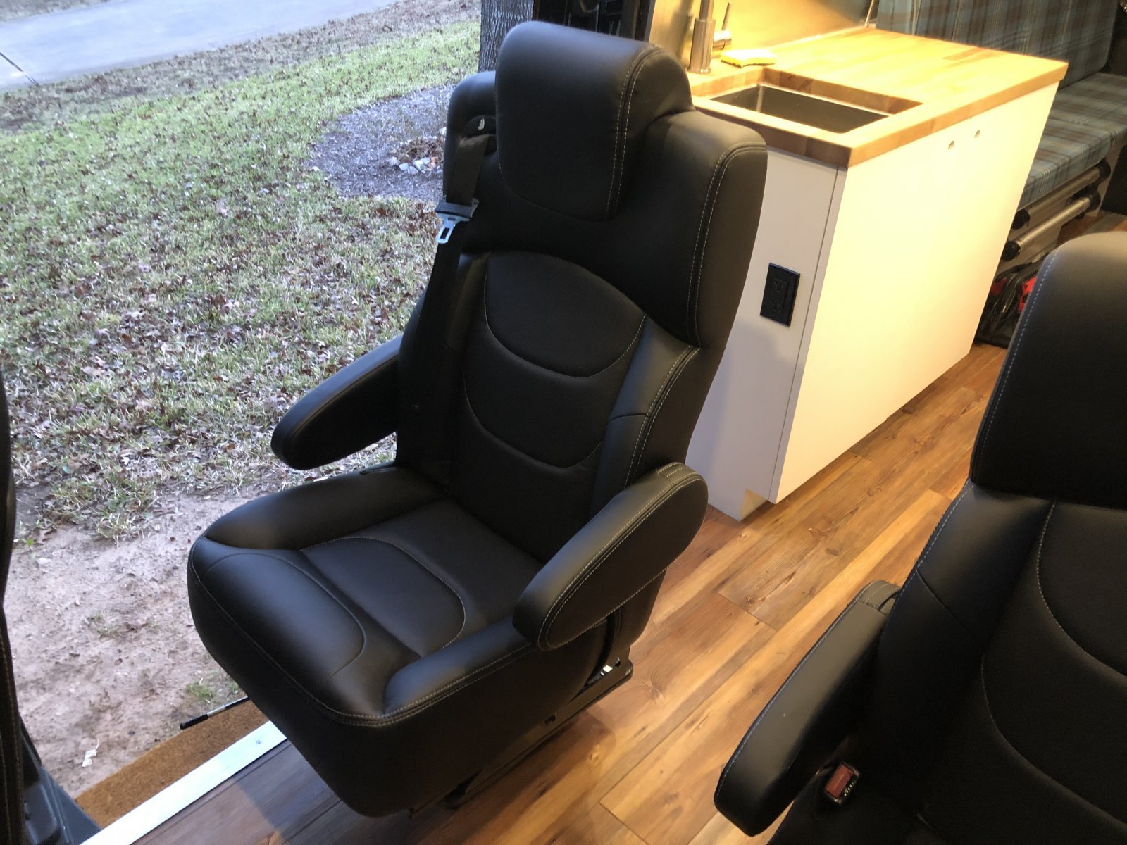 Cargo Van Dual Captain Chair Solution FMVSS Tested