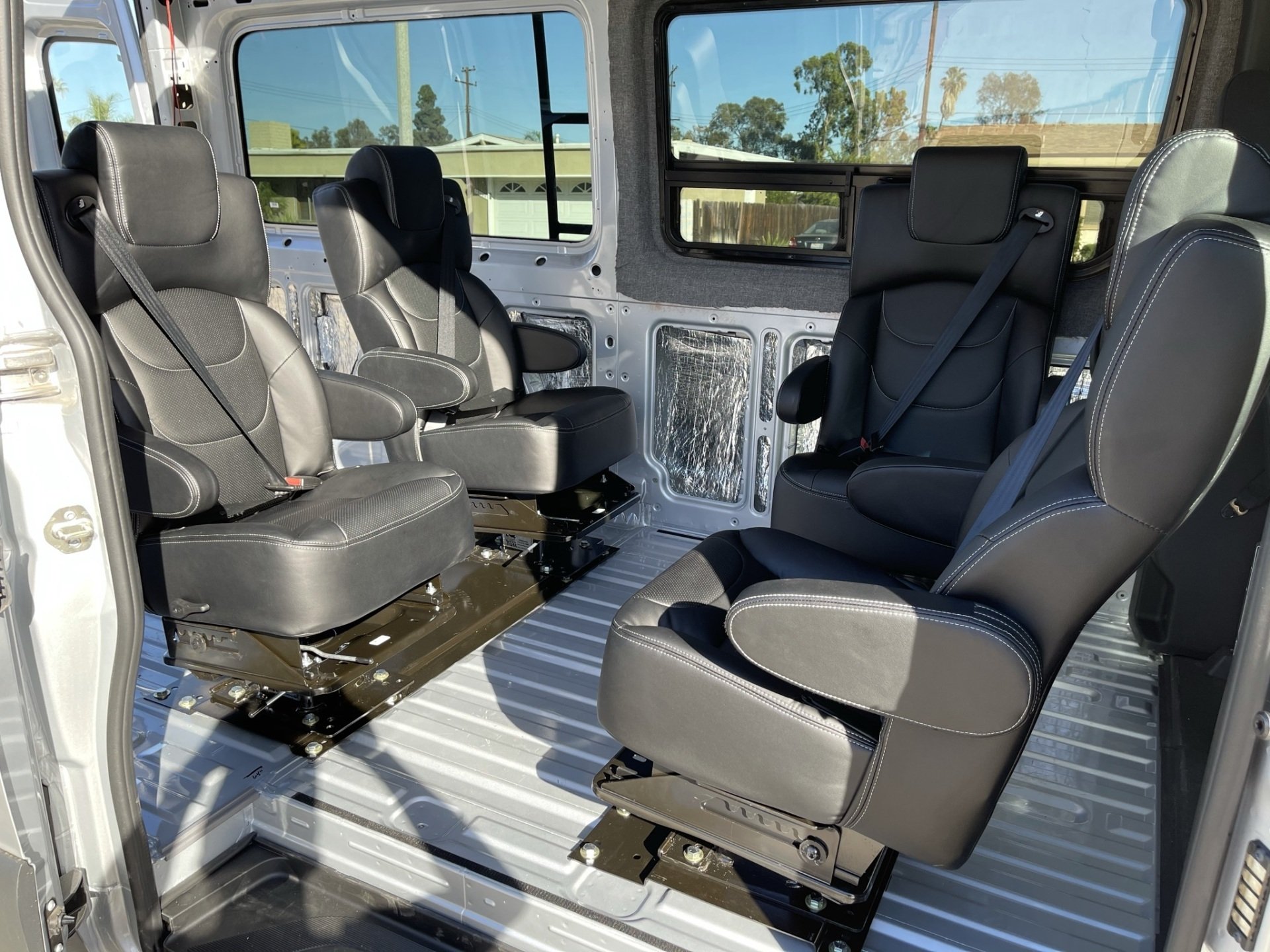Cargo Van Dual Captain Chair Solution FMVSS Tested