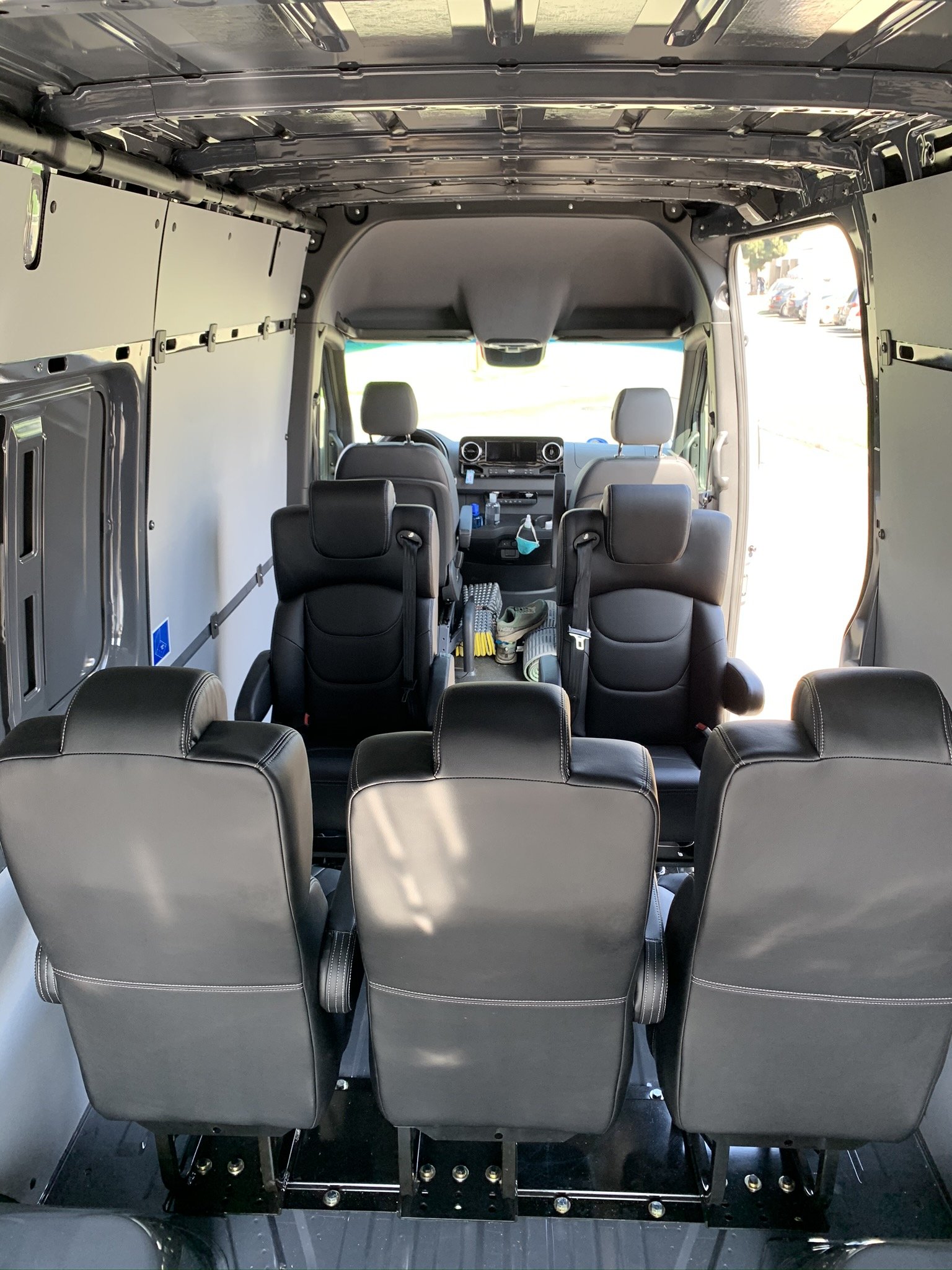 Cargo Van Custom Seating Solution | Captain Chairs