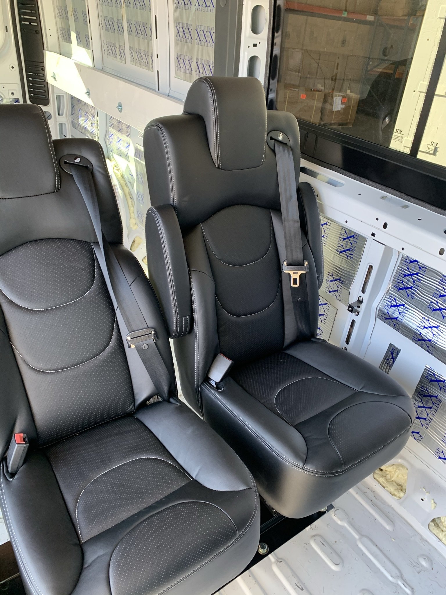 Cargo Van Custom Seating Solution | Captain Chairs