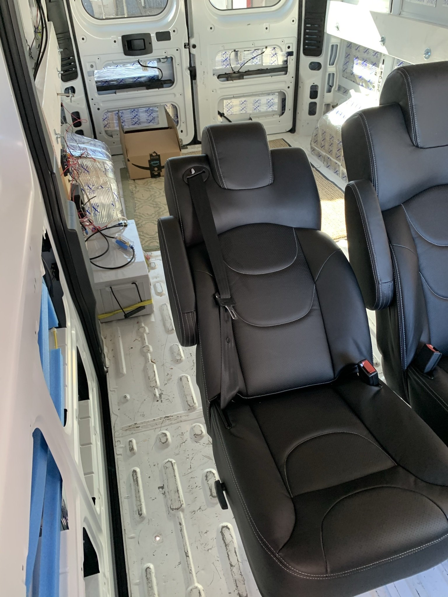 Cargo Van Custom Seating Solution | Captain Chairs