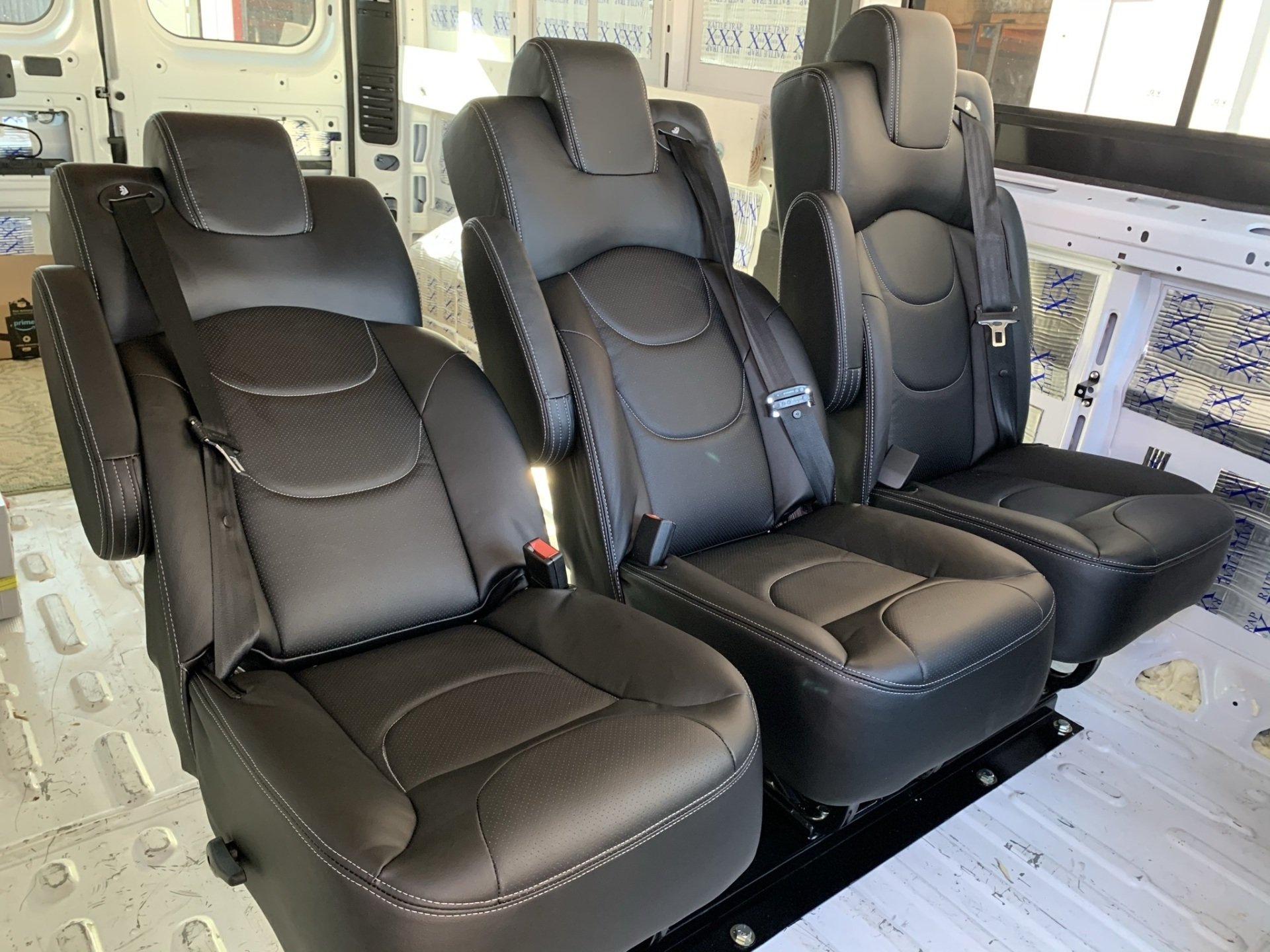 Cargo Van Custom Seating Solution | Captain Chairs