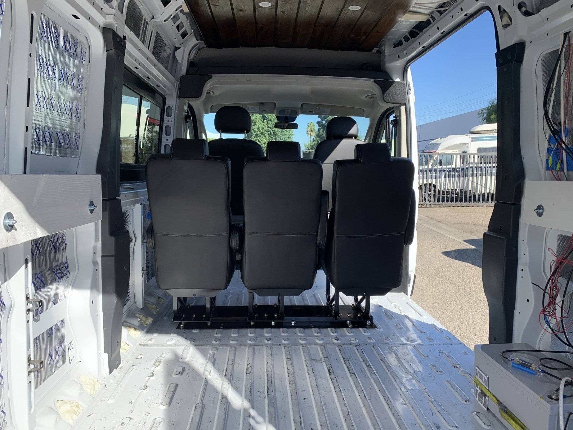 Cargo Van Custom Seating Solution | Captain Chairs