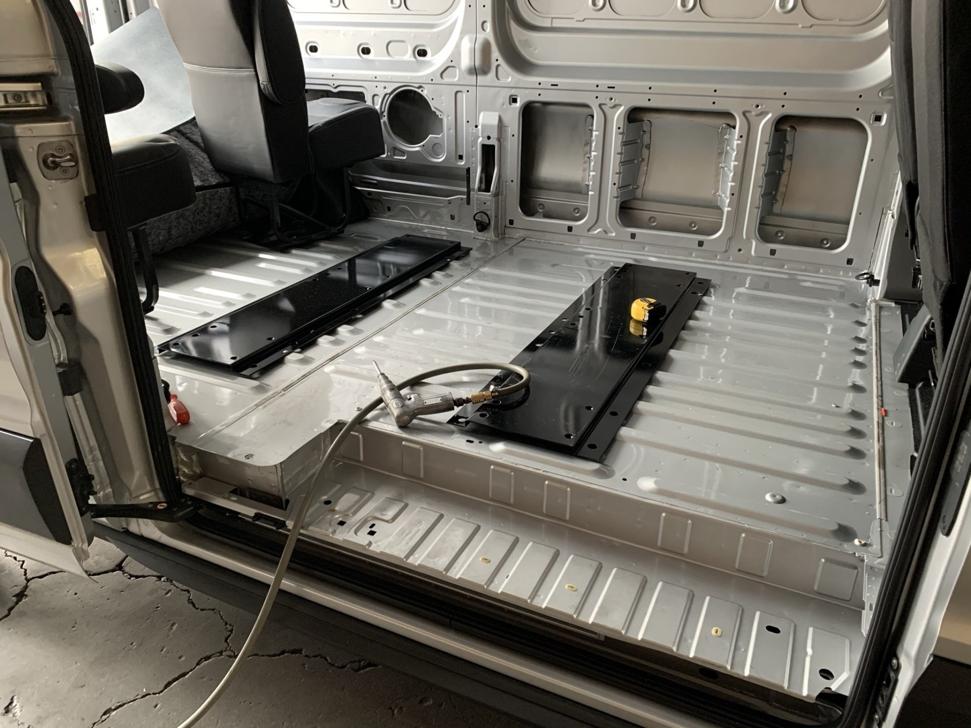 Cargo Van Custom Seating Solution | Captain Chairs