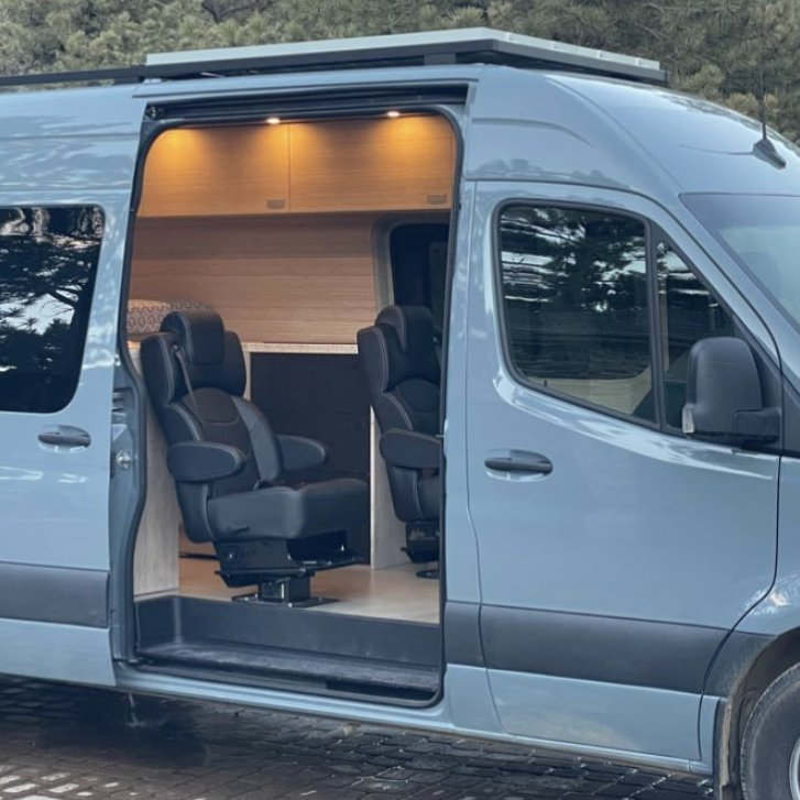 Cargo Van Dual Captain Chair Solution FMVSS Tested