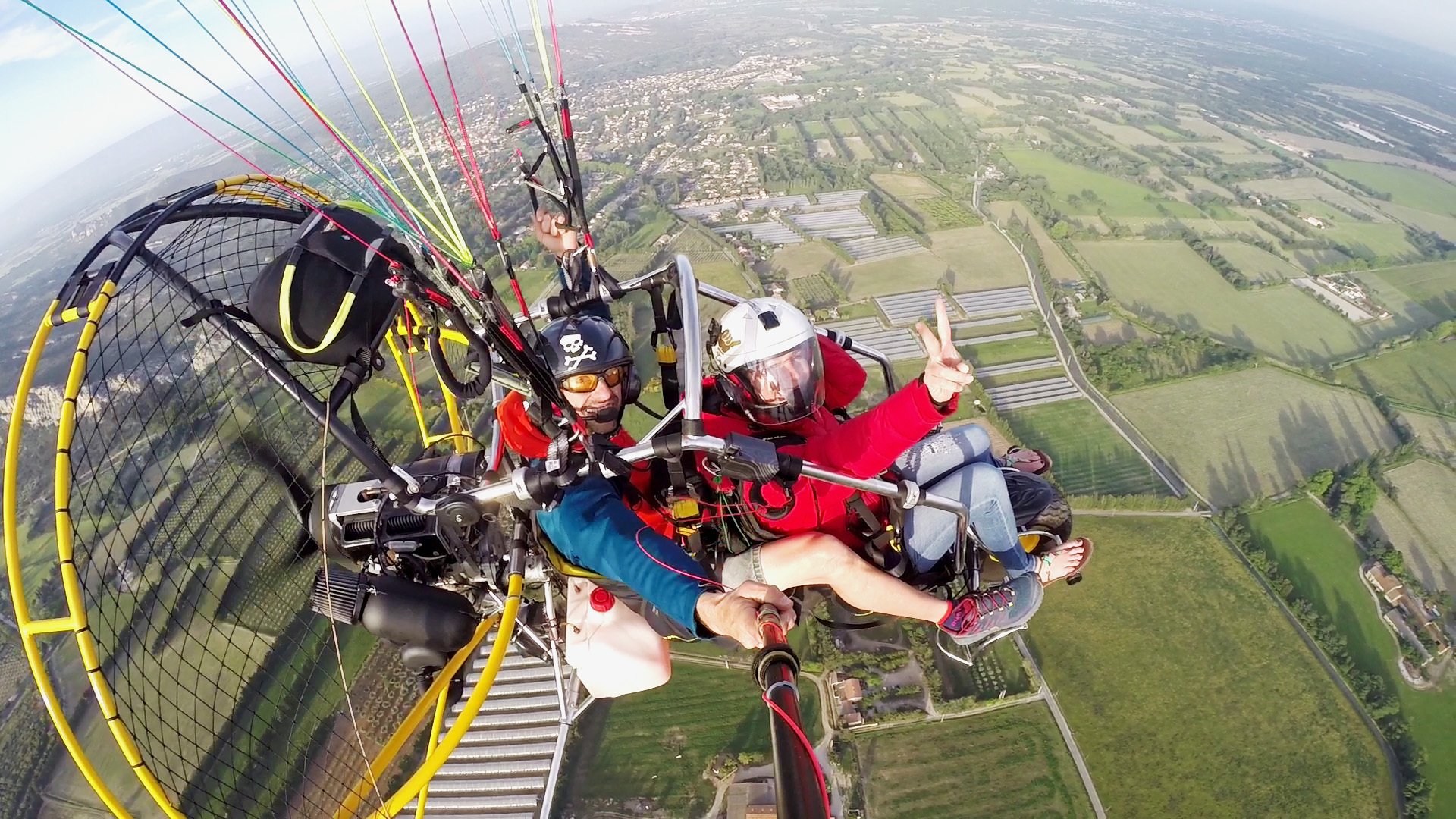 Vol en parapente motorisé dans le Sud de la France