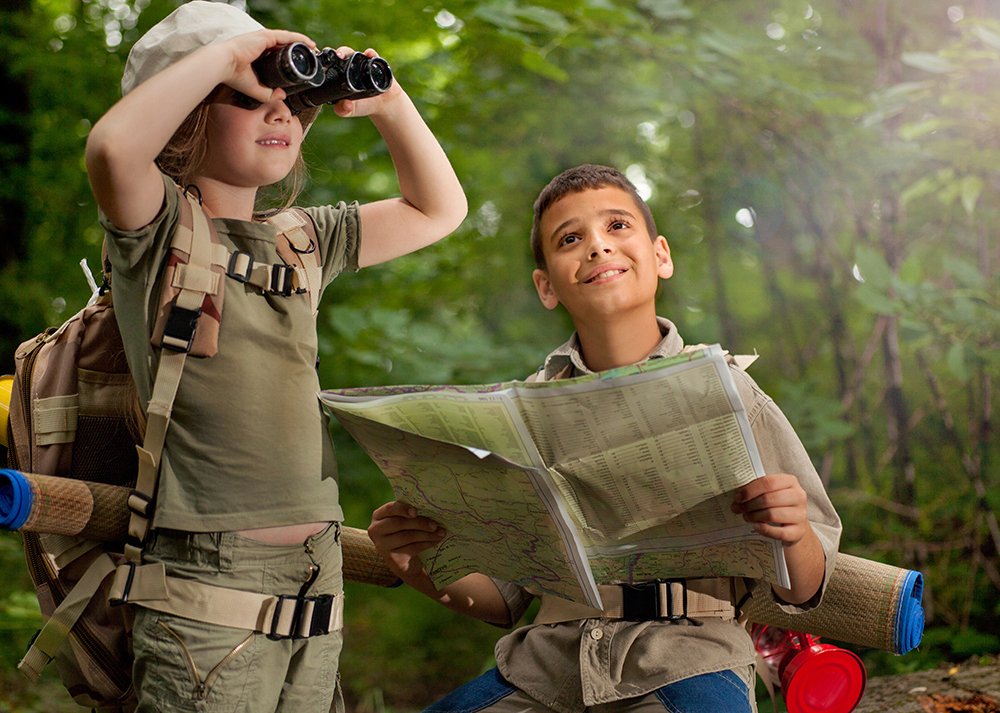 Campamento scout "supervivencia, ruta y orientación"
