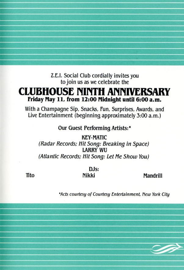 THE CLUBHOUSEDC . The ClubHouse in Washington, DC 1975- 1990