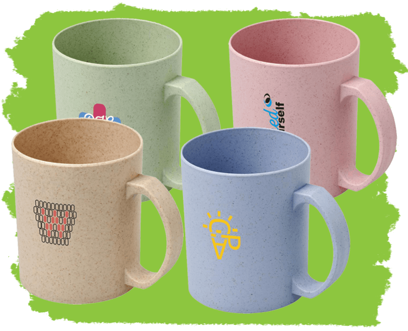 Promotional Wheat Straw Mugs - Eco Promotional Product