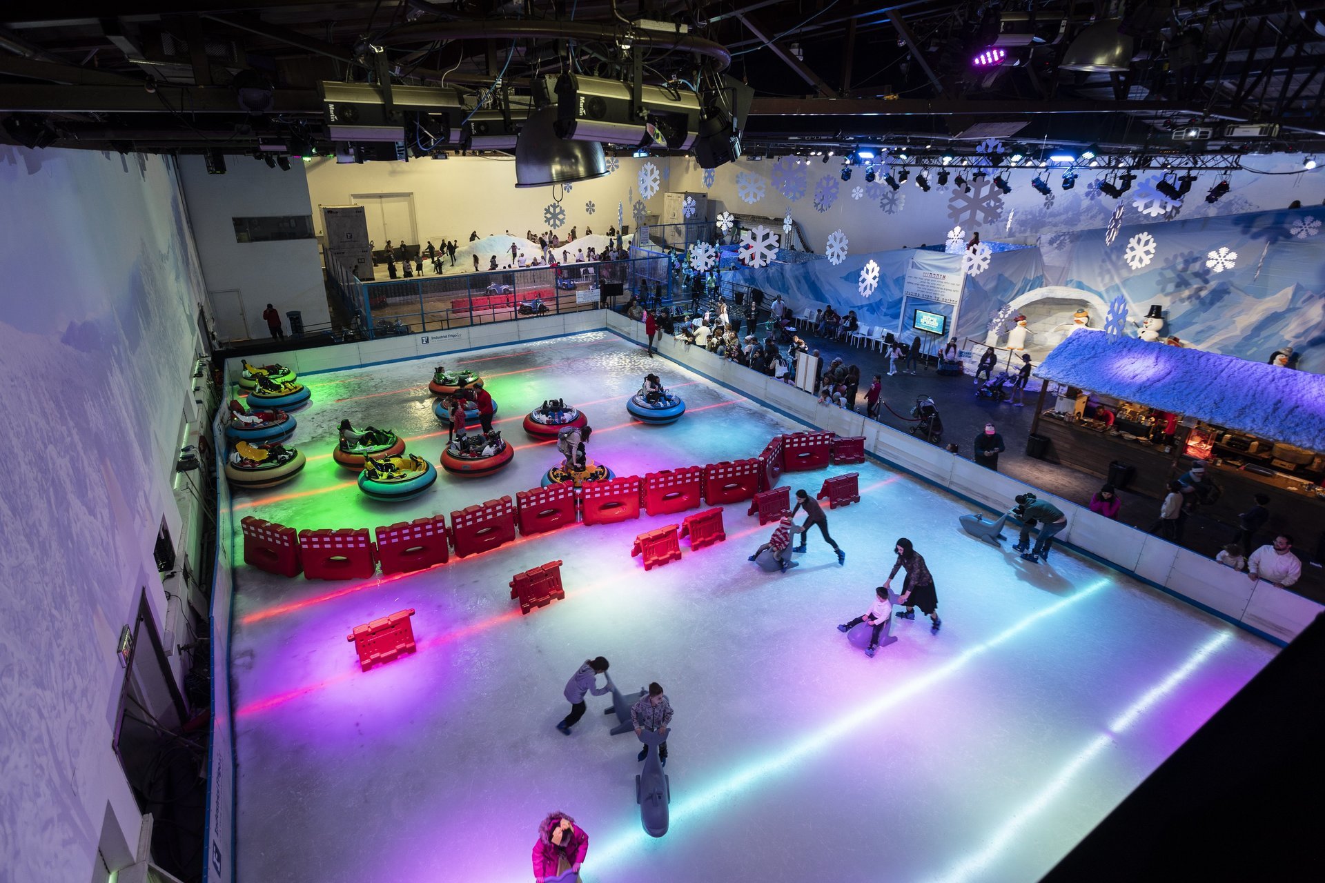 Ice City theme park, Snake, Crazy Slide, Ice Vertigo, Ice Bumpers