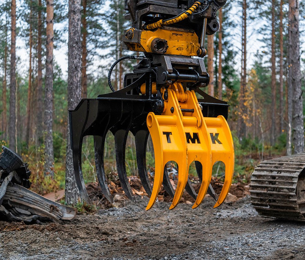 Greifer aller Art kaufen | Baumaschinenanbaugeräte