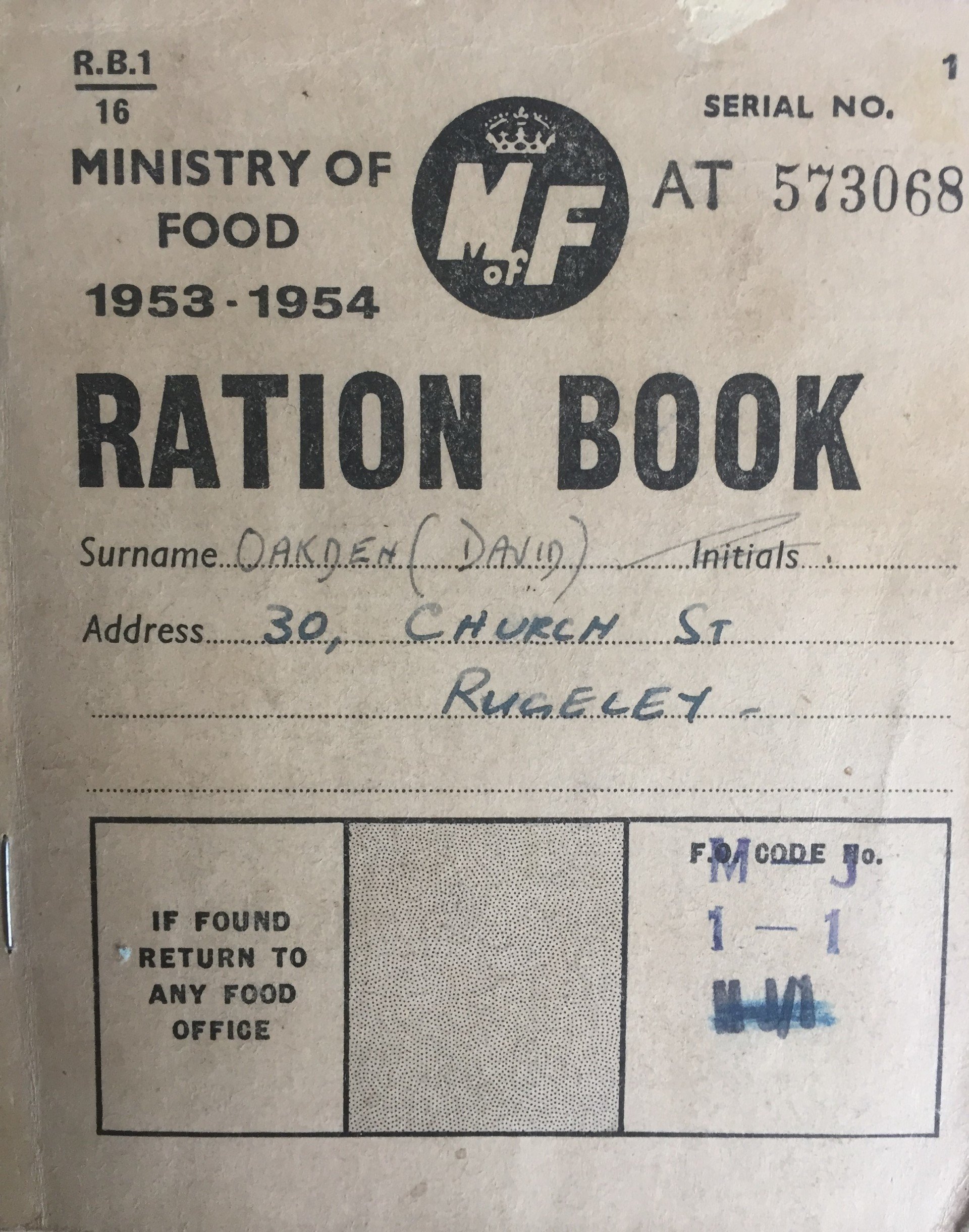 Oakden Family Documents