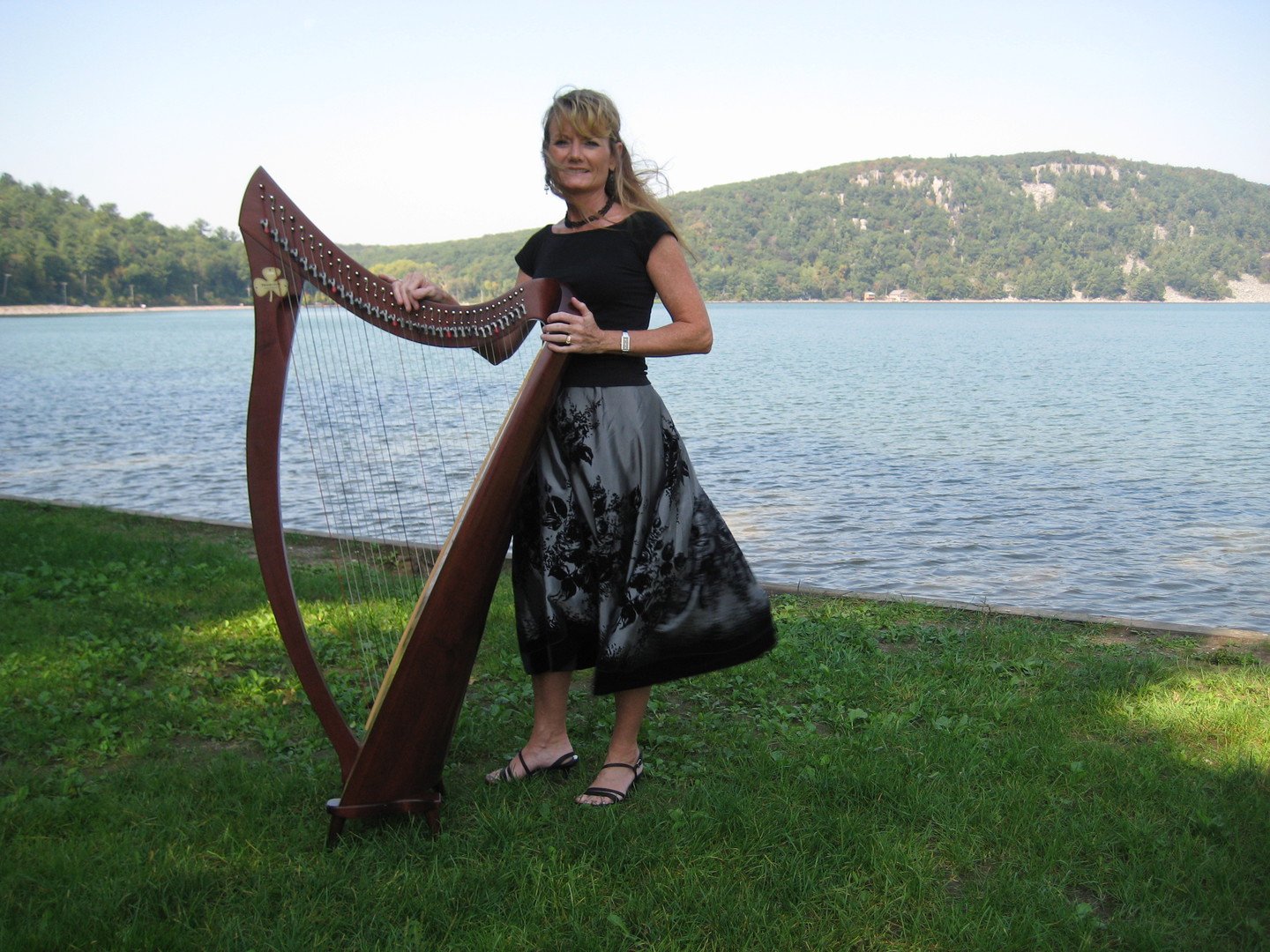 Shari Sarazin Harp & Song The Music page
