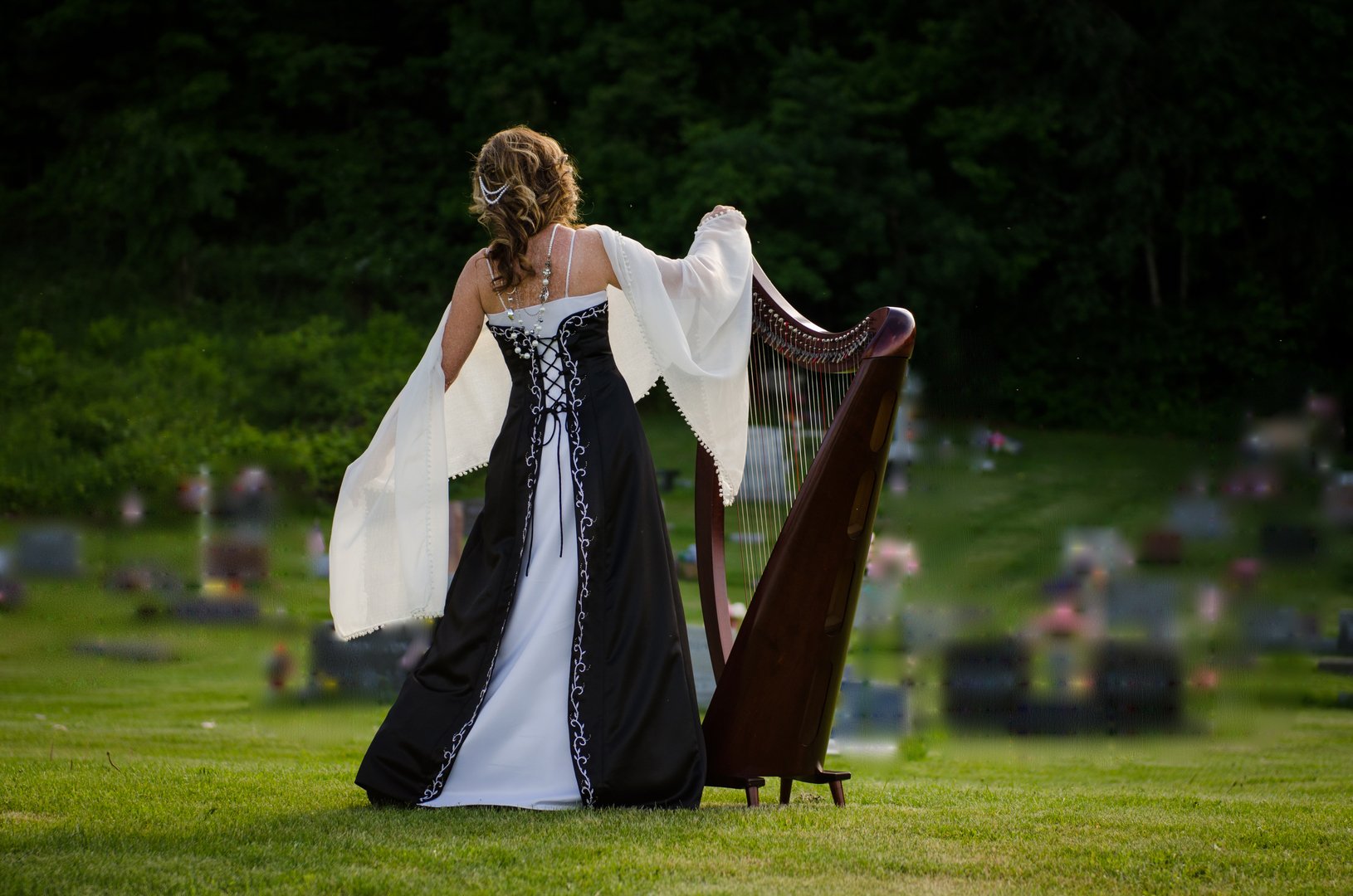 Shari Sarazin Harp & Song The Music page