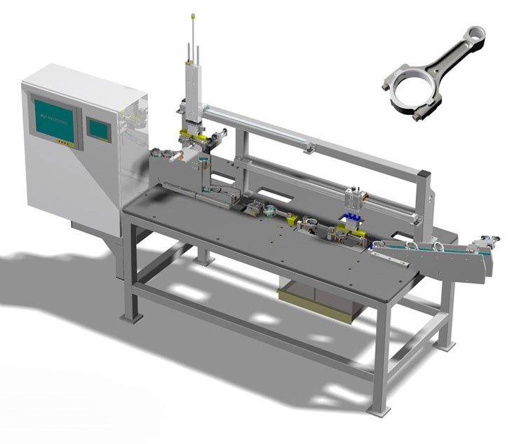 Inline Gauge Machines for V6 Connecting Rods | Machine Design