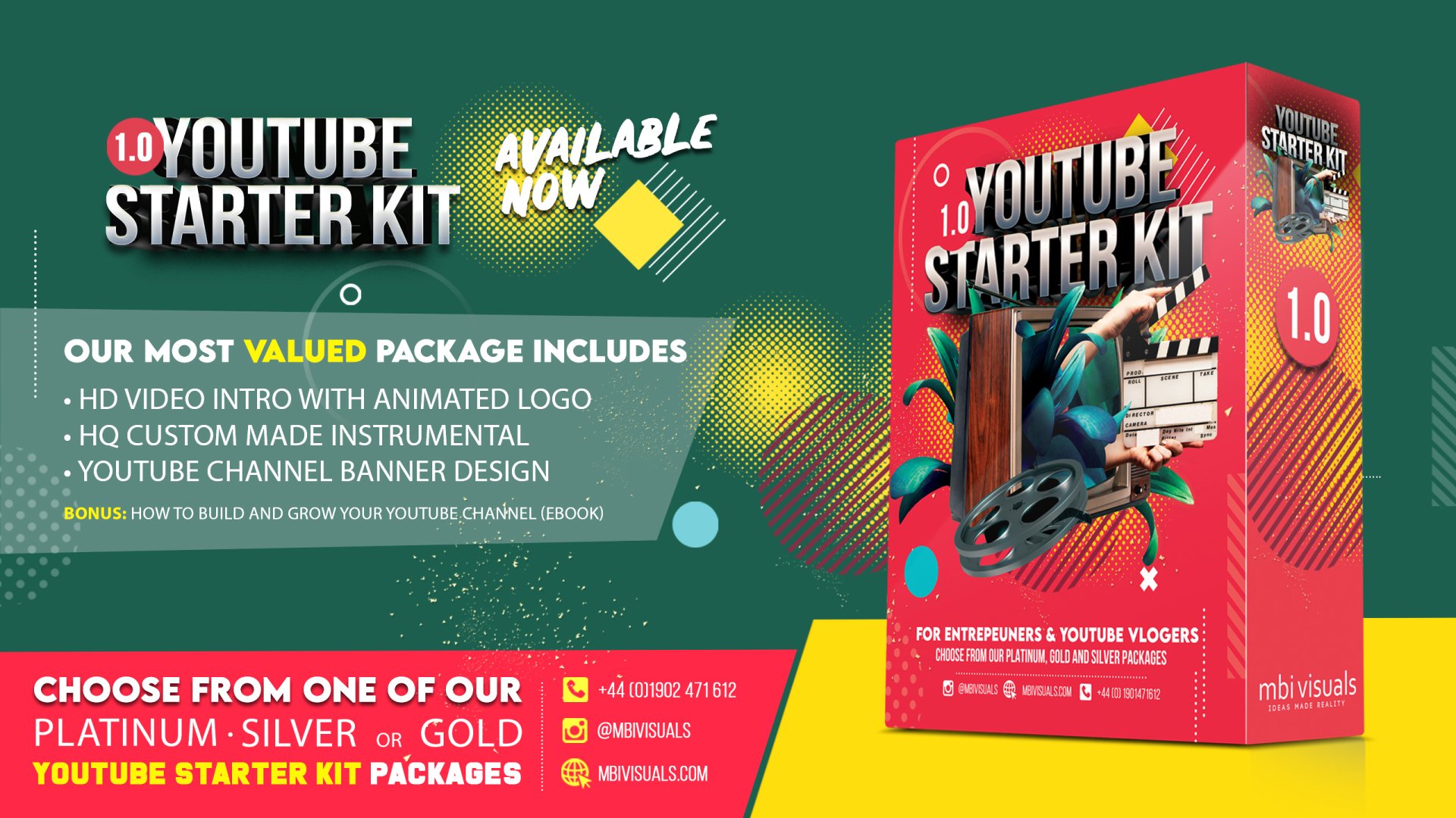 MBI Visuals | Ideas Made Reality | Youtube Starter Kit 1.0