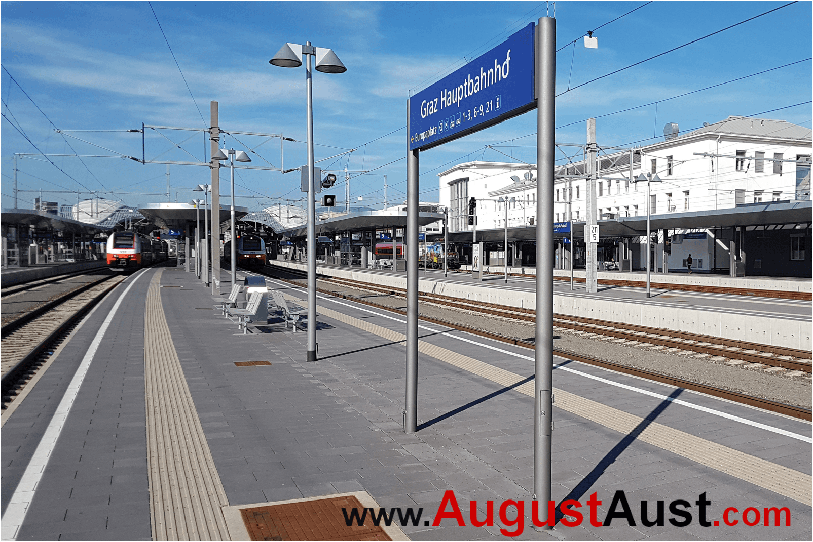 Fotos und Information, Graz Hauptbahnhof und Busbahnhof