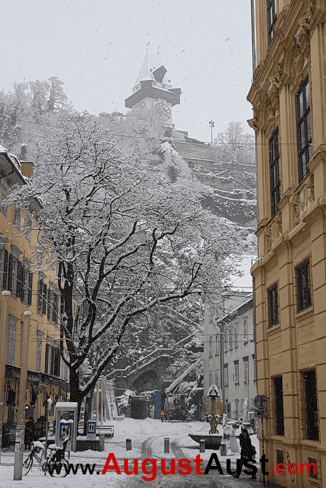 Graz 2018 - der erste Wintereinbruch dieses Jahres