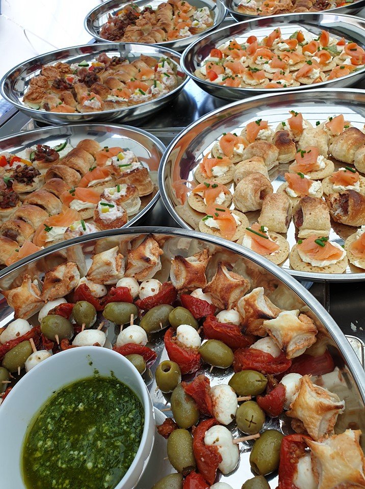 Canapés for weddings and events