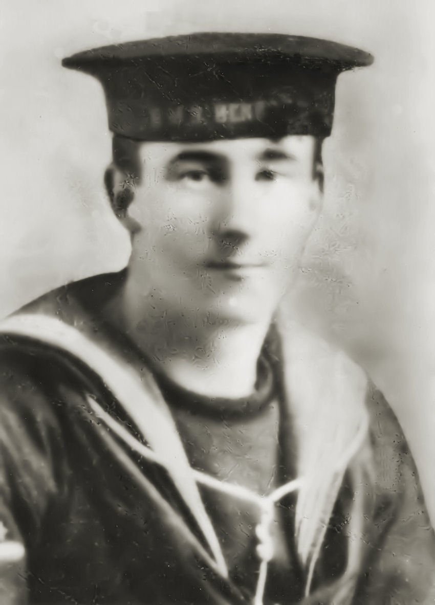 Crew list photos of HMS Benbow