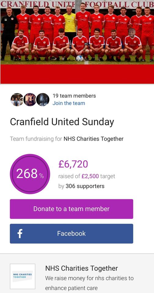 Cranfield United Football Club News Events