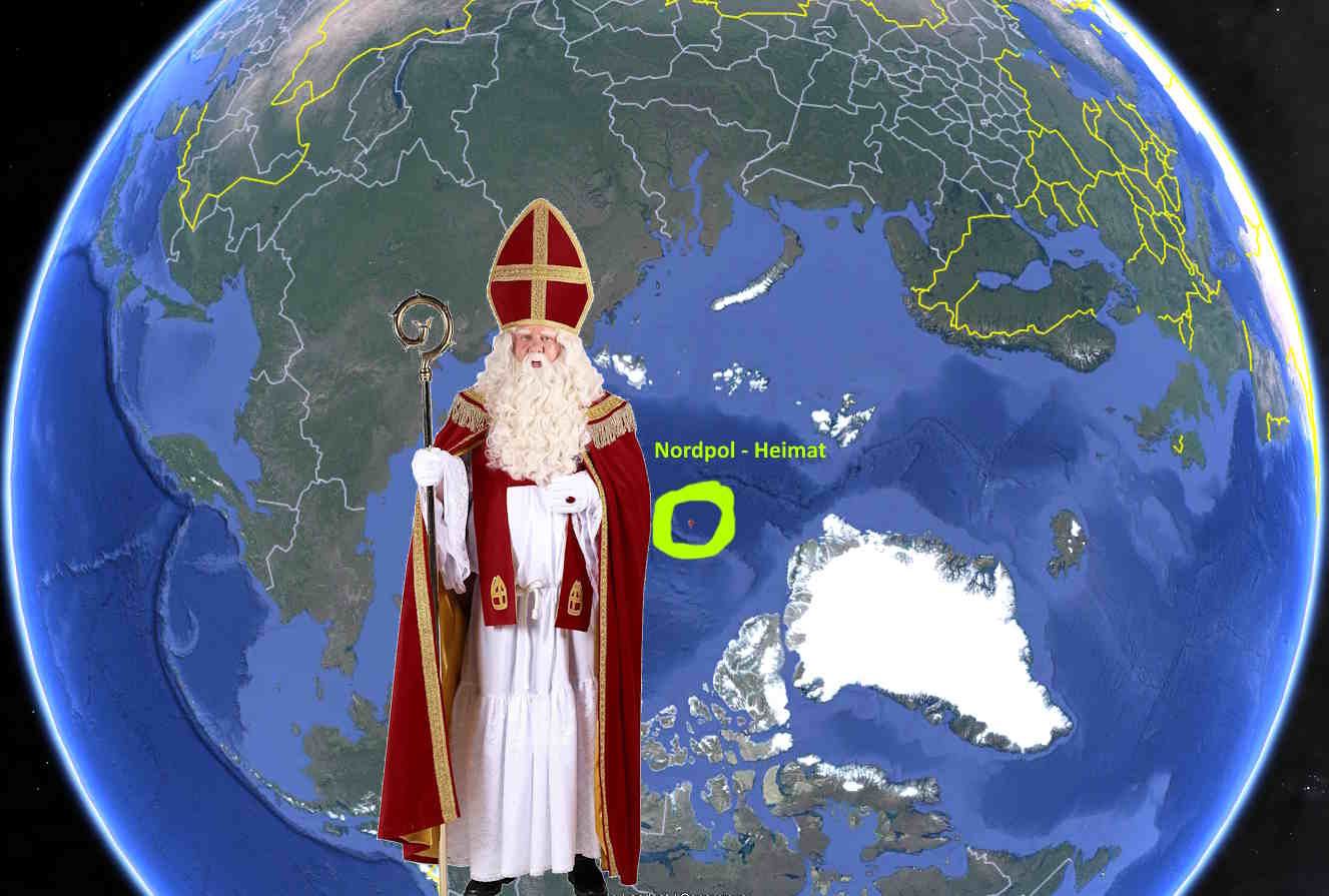 Nikolaus am Nordpol - Das Zuhause