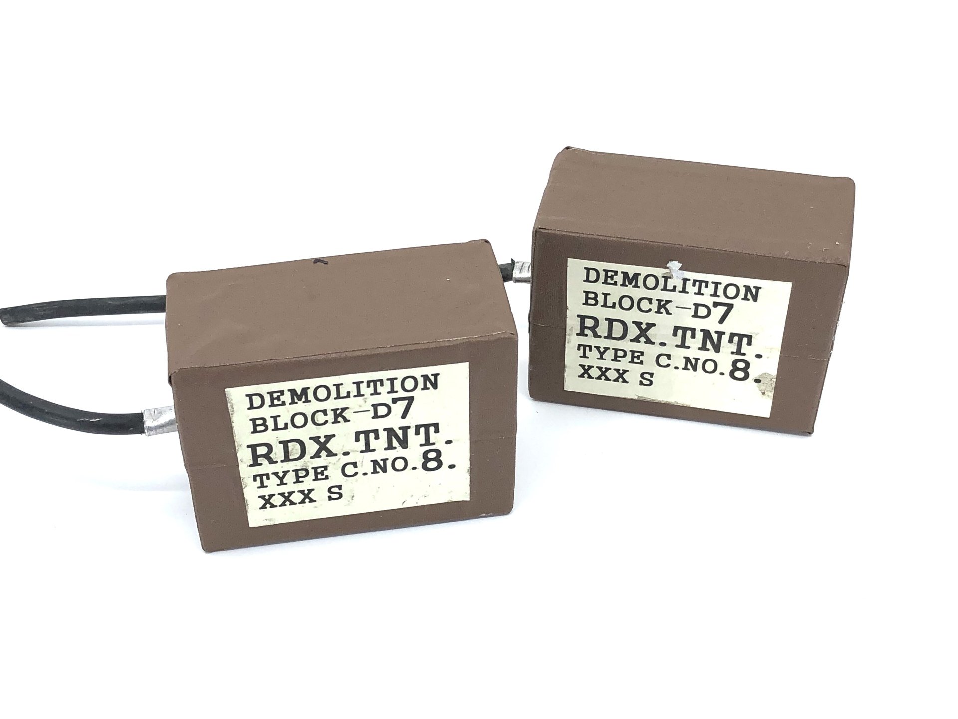 Theatrical replica prop explosives for Hire UK