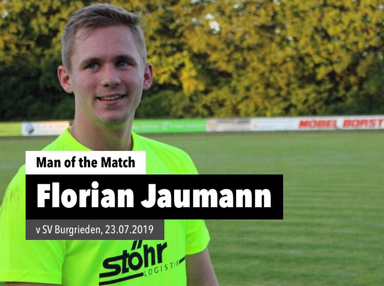 Florian Jaumann - Man of the Match