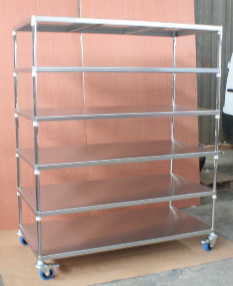 Stainless Steel Modular Shelving