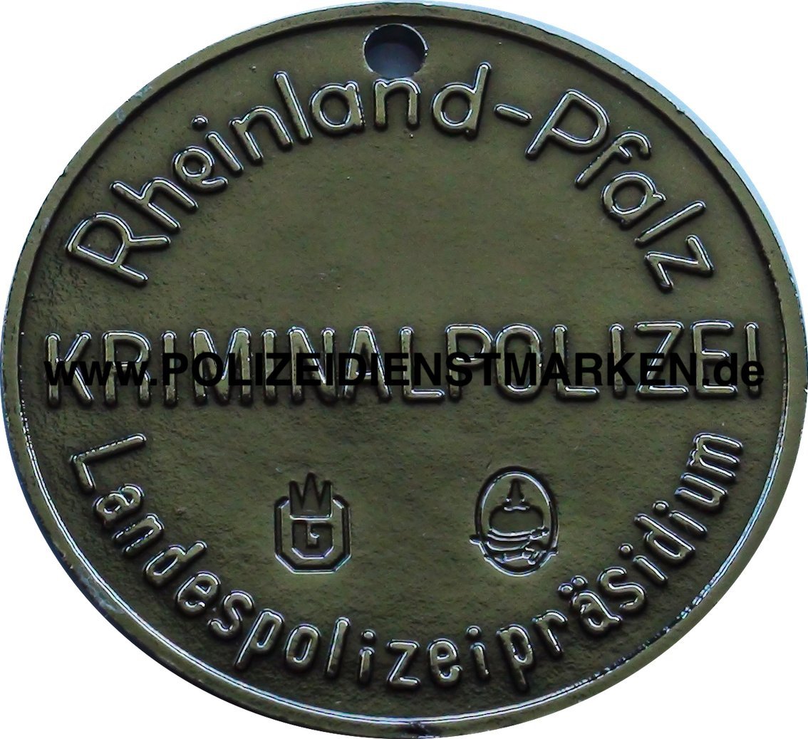 Historische Polizeidienstmarken und Kriminaldienstmarken