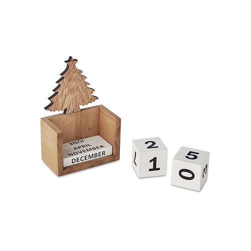 Calendario de madera