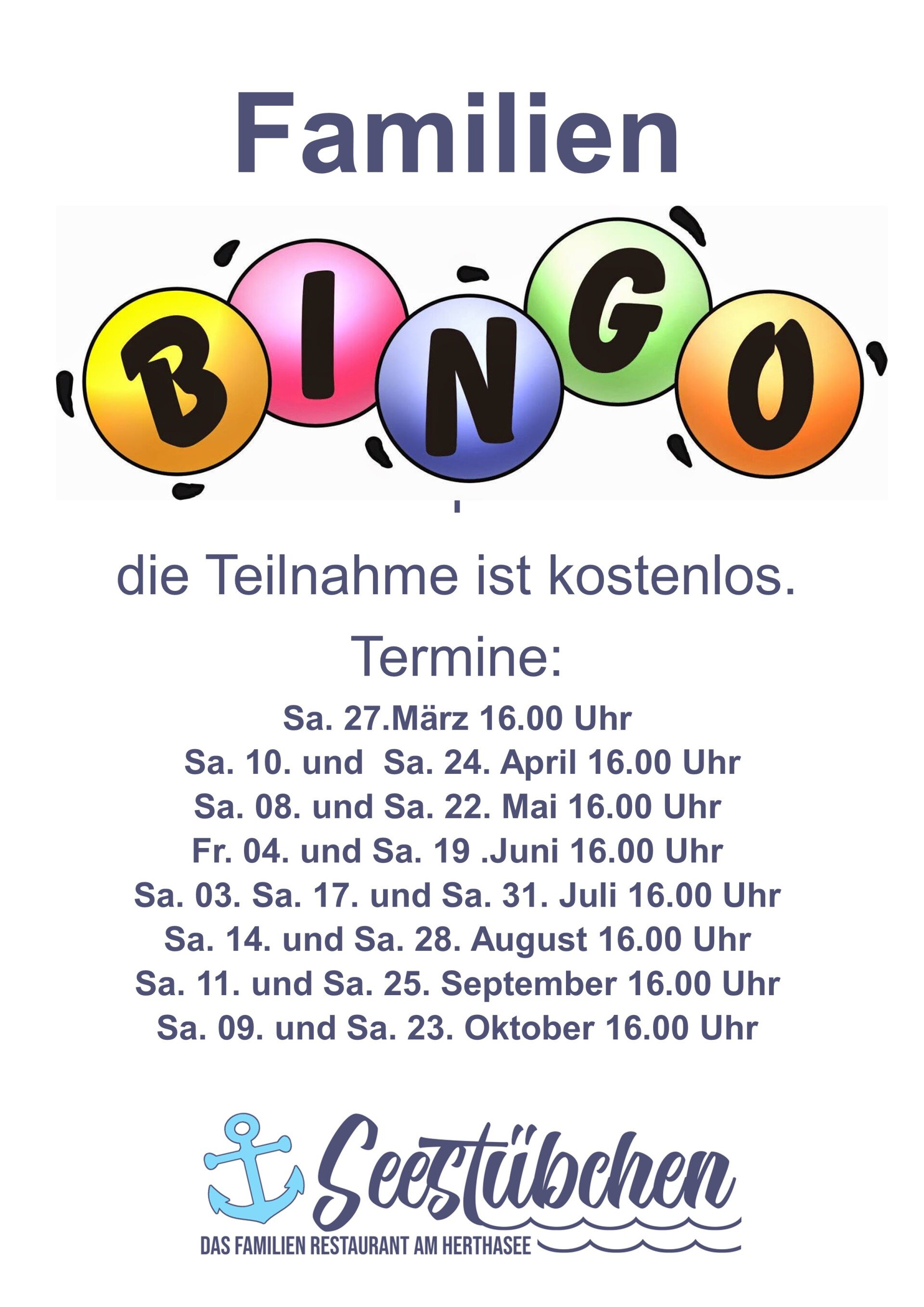 Seestübchen das Familienrestaurant am Herthasee