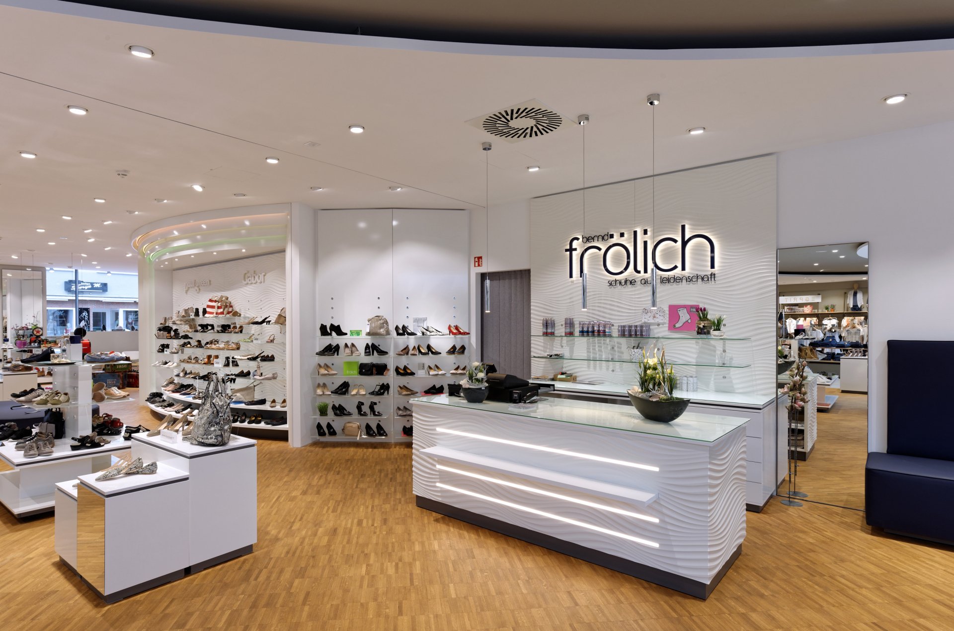 Frölich im Modehaus Rudolphi, Bad Lauterberg