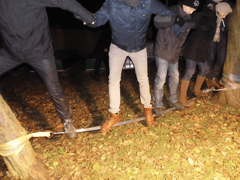 Teamtraining Mohawk Walk mit Team-Events.Berlin