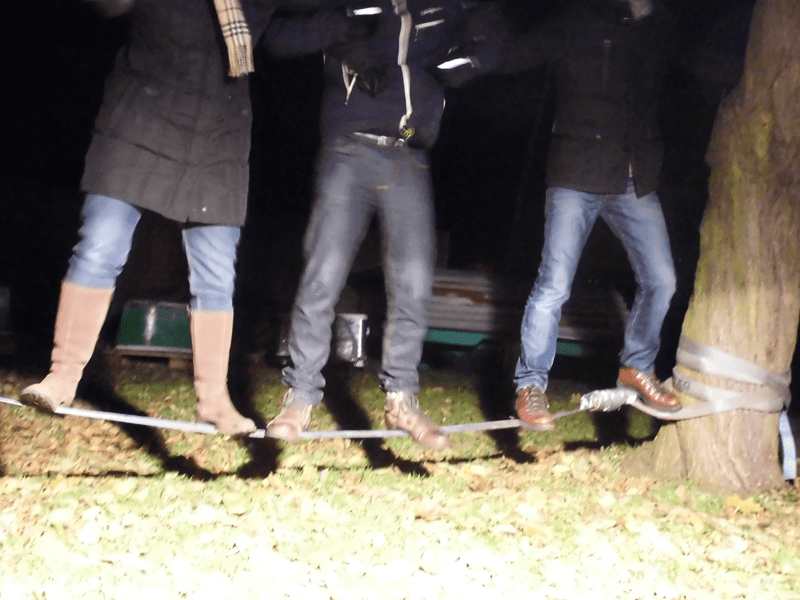 Teamtraining Mohawk Walk mit Team-Events.Berlin