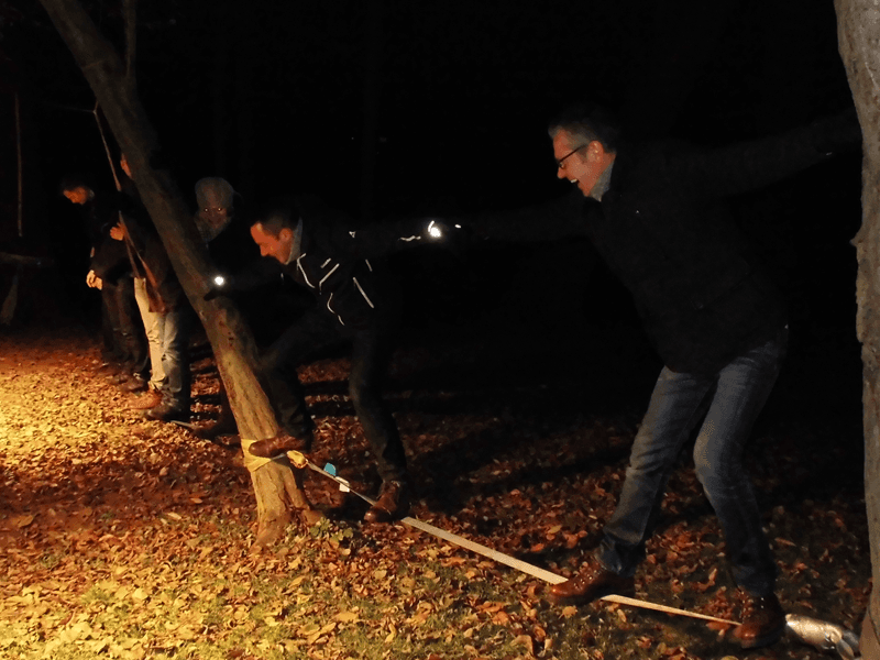 Teamtraining Mohawk Walk mit Team-Events.Berlin