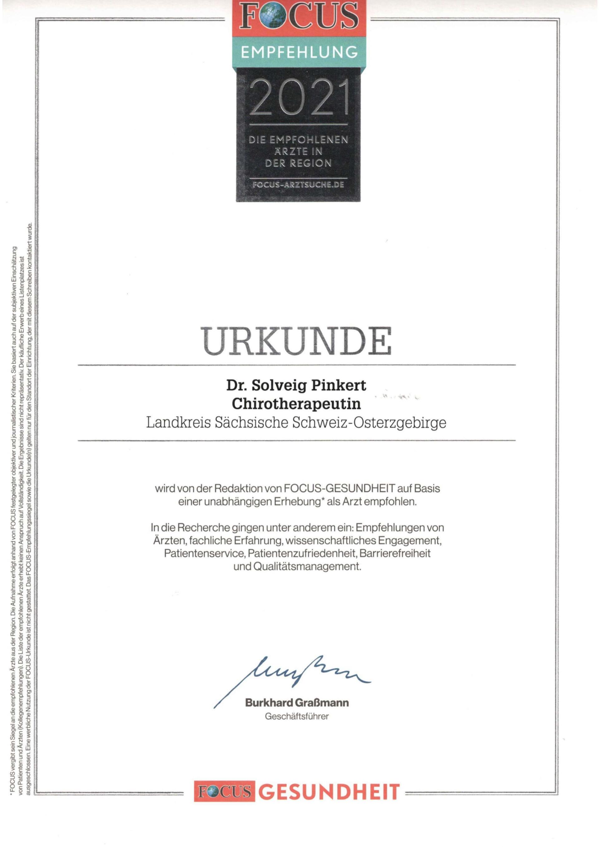 PRAXIS DR. SOLVEIG PINKERT - Startseite