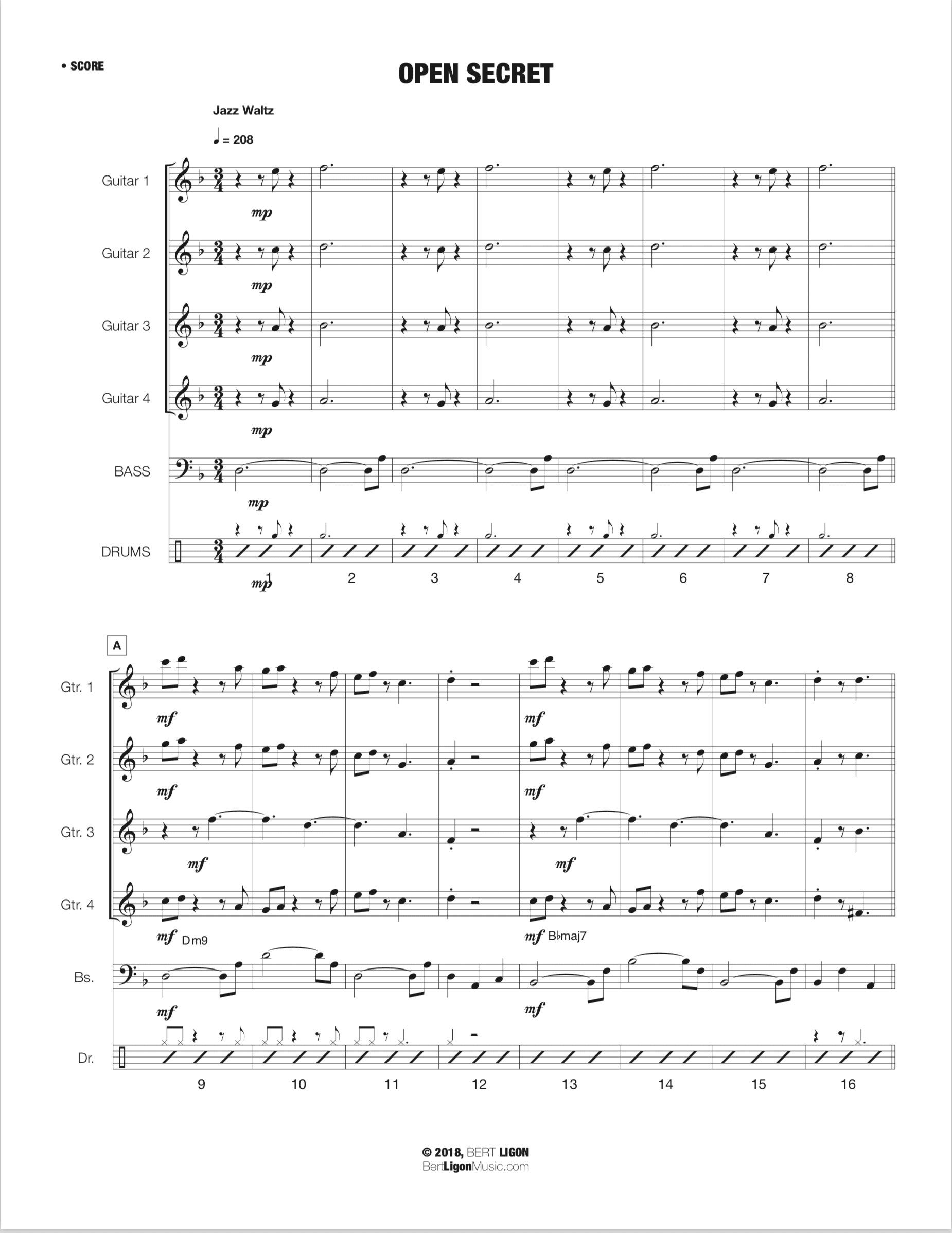 Jazz Guitar Ensembles