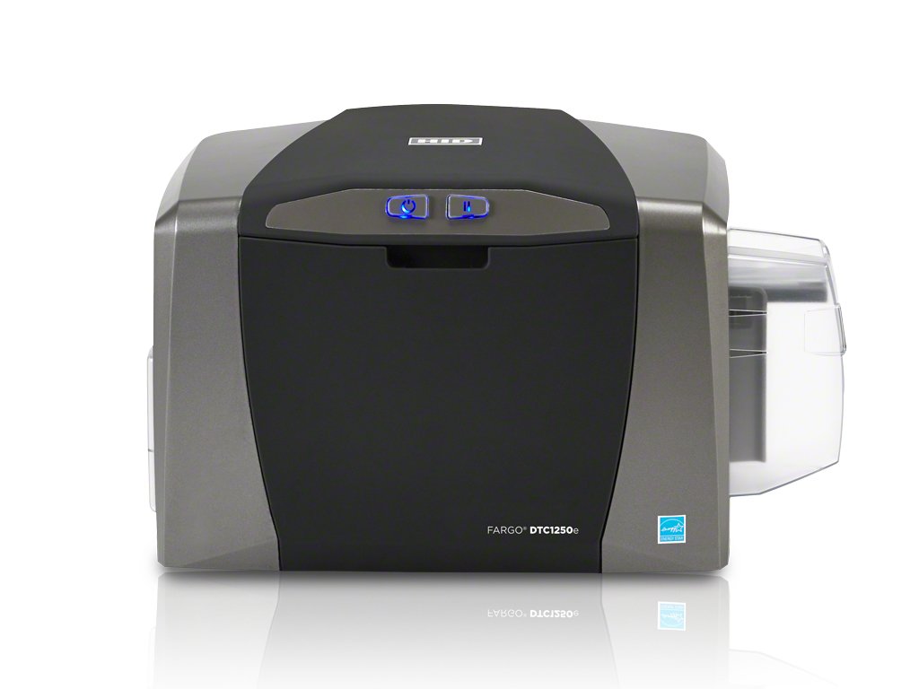 Impresora de tarjetas HID Fargo DTC1250e impresión color y monocromo