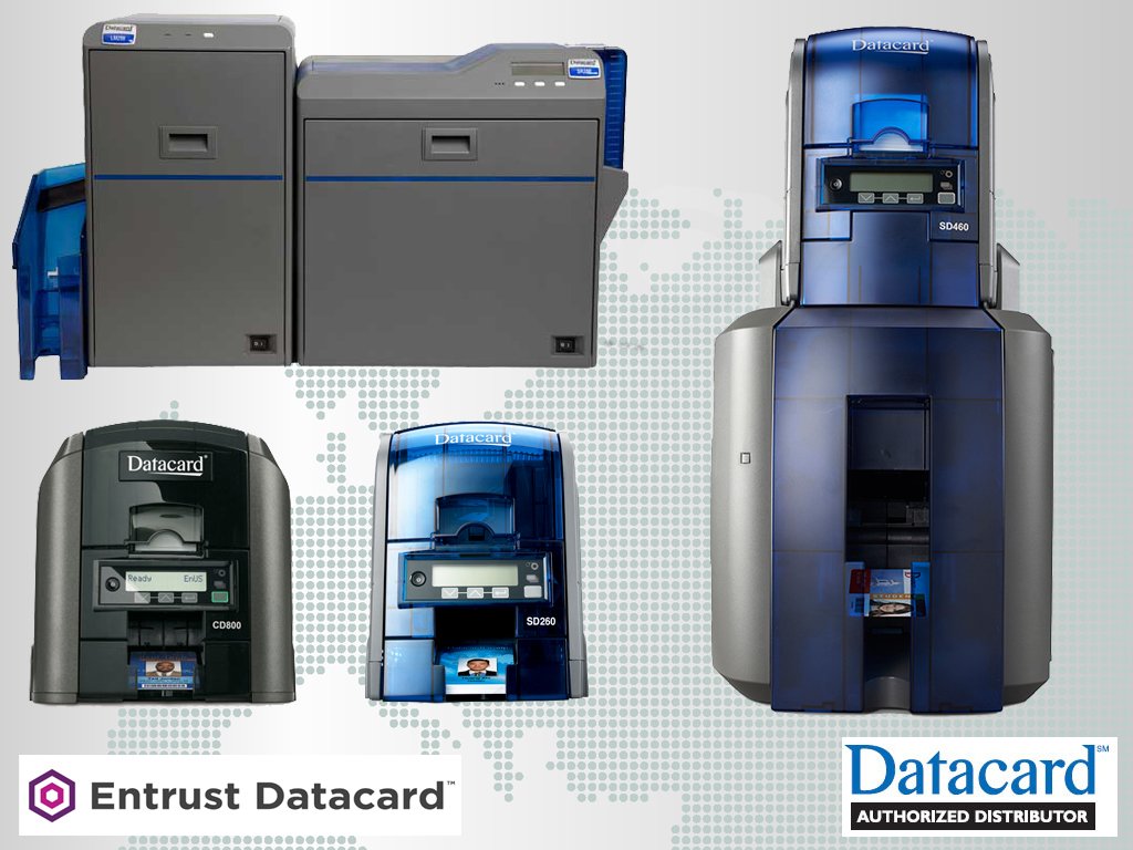 Impresoras de tarjetas Datacard, Evolis, HID Fargo, Zebra y Magicard