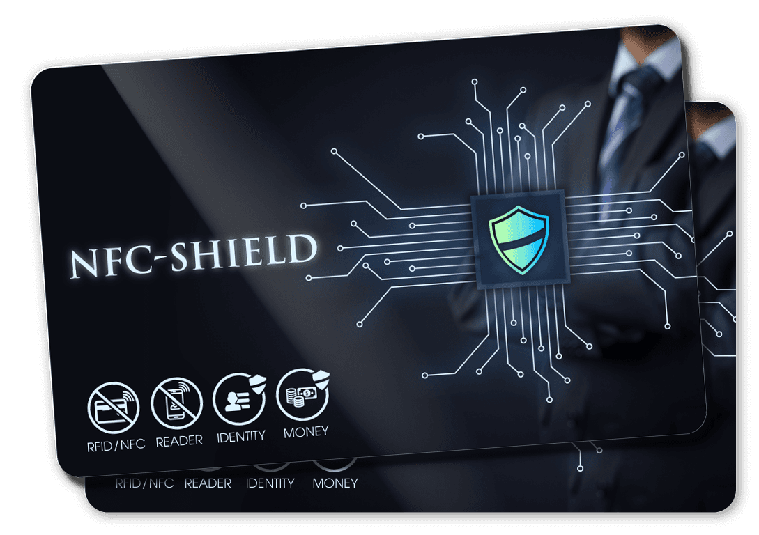 NFC-Shield Cards - RFID / NFC Blocker Karten zum Schutz Ihrer Daten