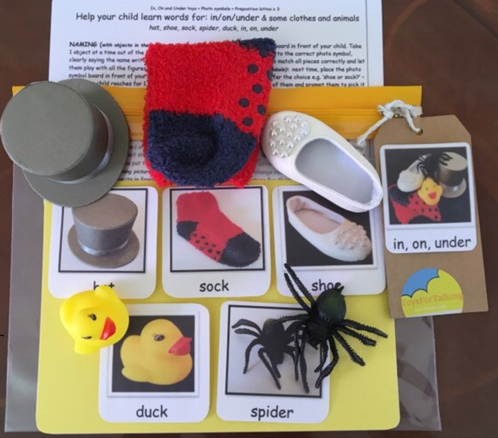 Toys For Talking - Speech and Language Therapy packs